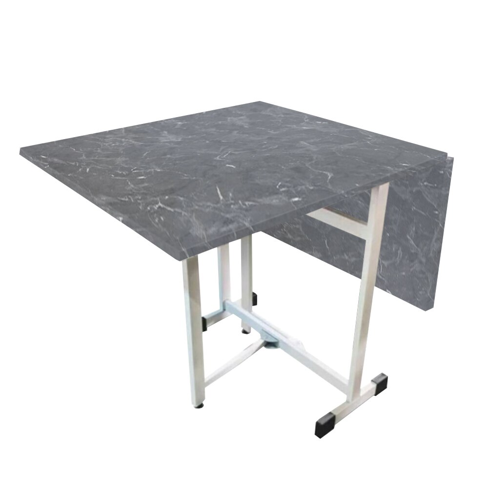 Masa pliabila negru marmorat 38 x 70 x 77 cm - eMAG.ro