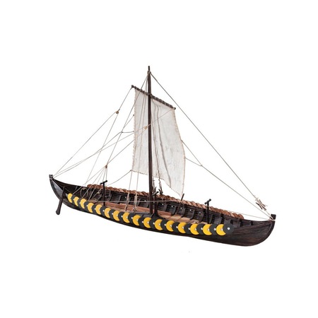 Kit de construit barca din lemn cu panze Viking Gokstad 1:72 - eMAG.ro