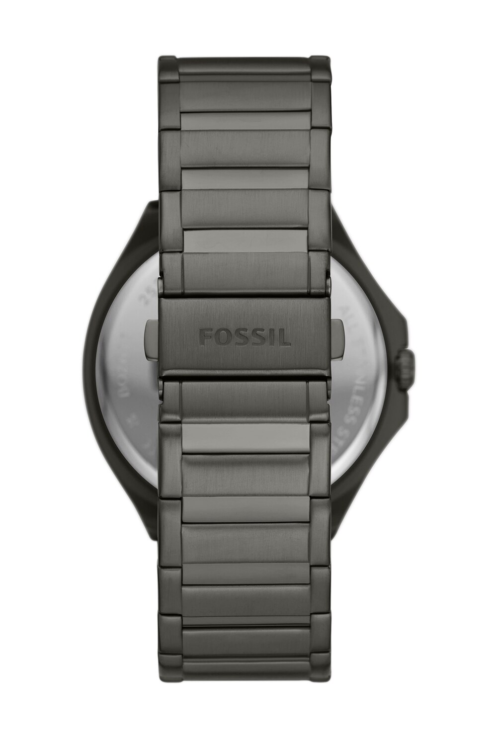 Fossil, Ceas cu functii multiple si bratara metalica, Gri hematit - eMAG.ro