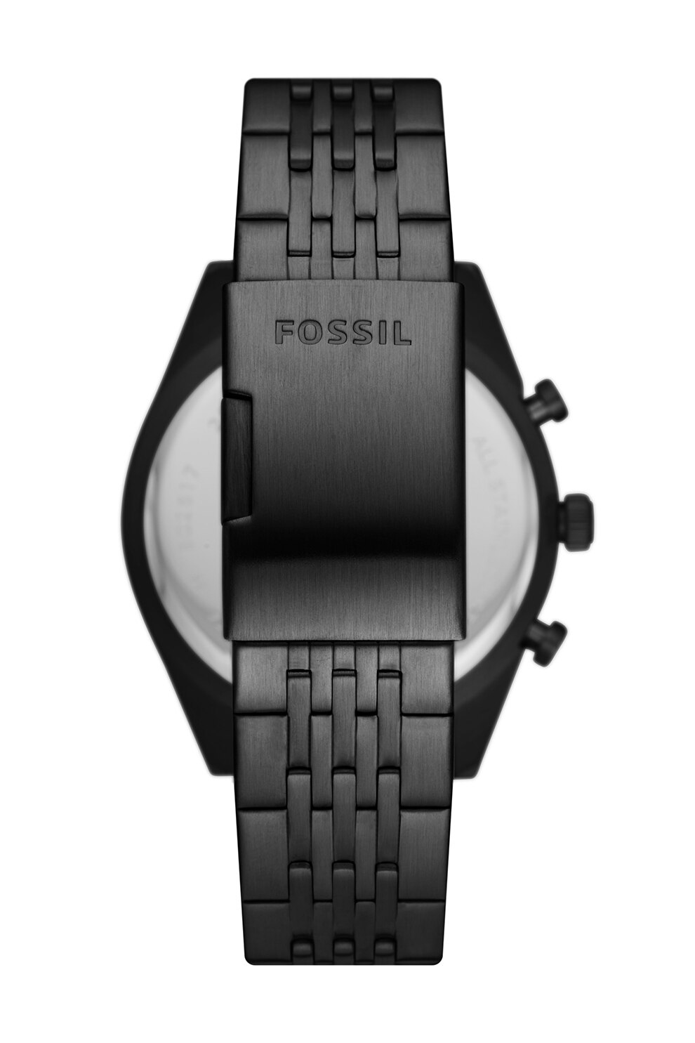 Fossil, Ceas cu functii multiple si bratara metalica, Negru - eMAG.ro