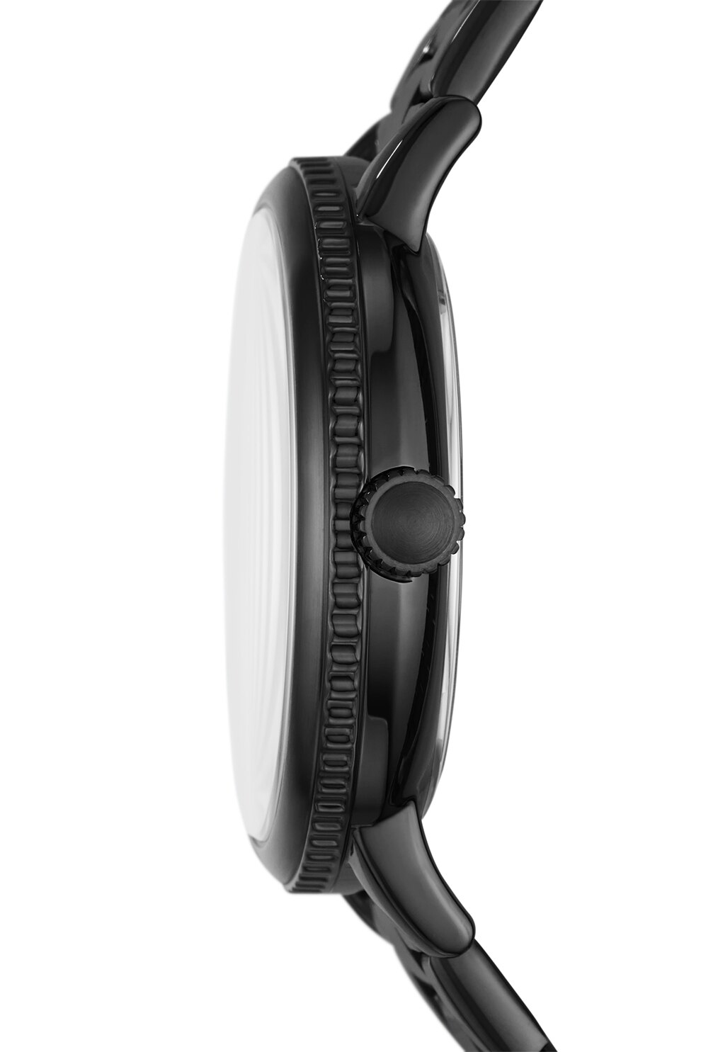 Fossil, Мултифункционален часовник с метална верижка, Черен - eMAG.bg