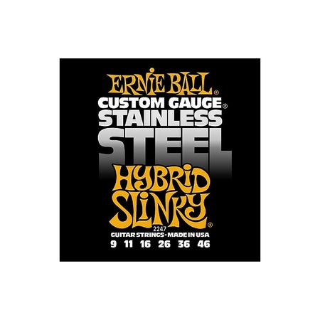 Set Corzi Chitara Electrica Stainless Steel Hybrid Slinky 9-46 Ernie Ball 2247 - eMAG.ro