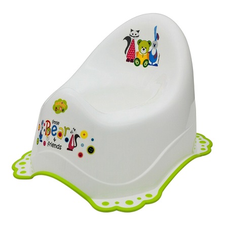 Olita antiderapanta Maltex Bear & Friends 005313A, Alb - eMAG.ro