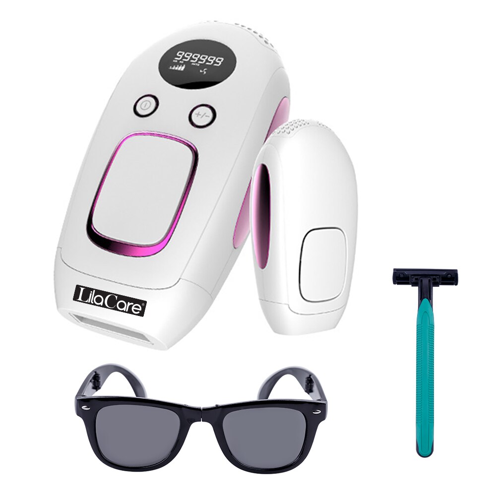 Epilator IPL Lila Care, epilare definitiva, 999.999 pulsatii, 5 trepte ...