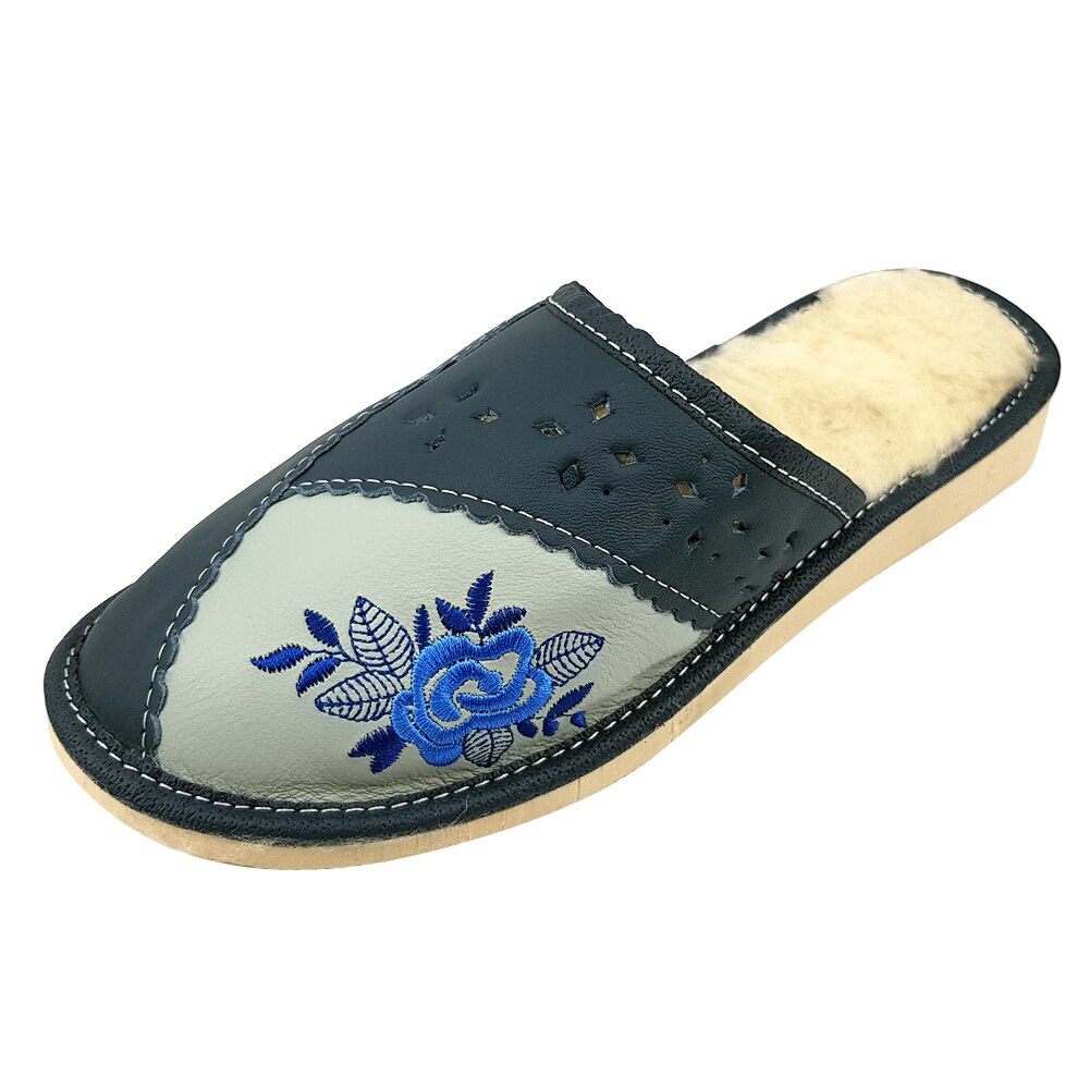 Slapi de Casa Model Royal Rose Imblaniti cu Lana - eMAG.ro