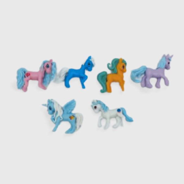 Set 6 figurine ponei, multicolor, 3 ani - eMAG.ro