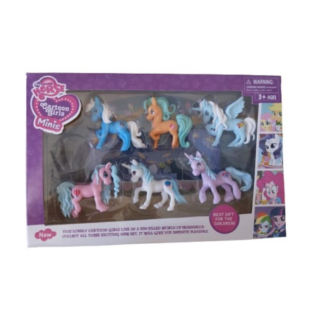 Set 6 figurine ponei, multicolor, 3 ani - eMAG.ro