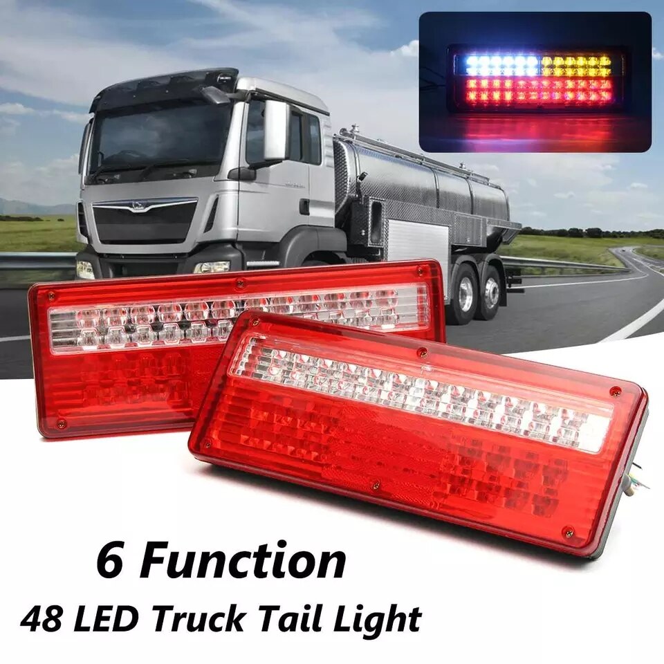 Set 2 lampi full led pentru camion/remorca 24v - eMAG.ro