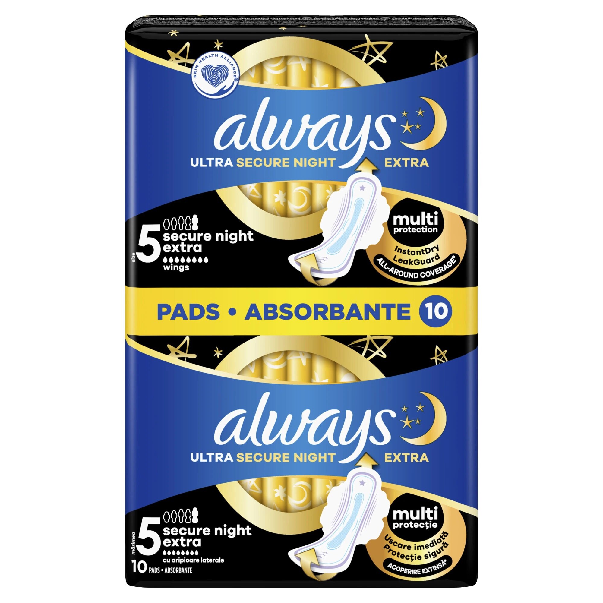 Set absorbante Always Ultra Secure Night Extra, 14x10 bucati - eMAG.ro