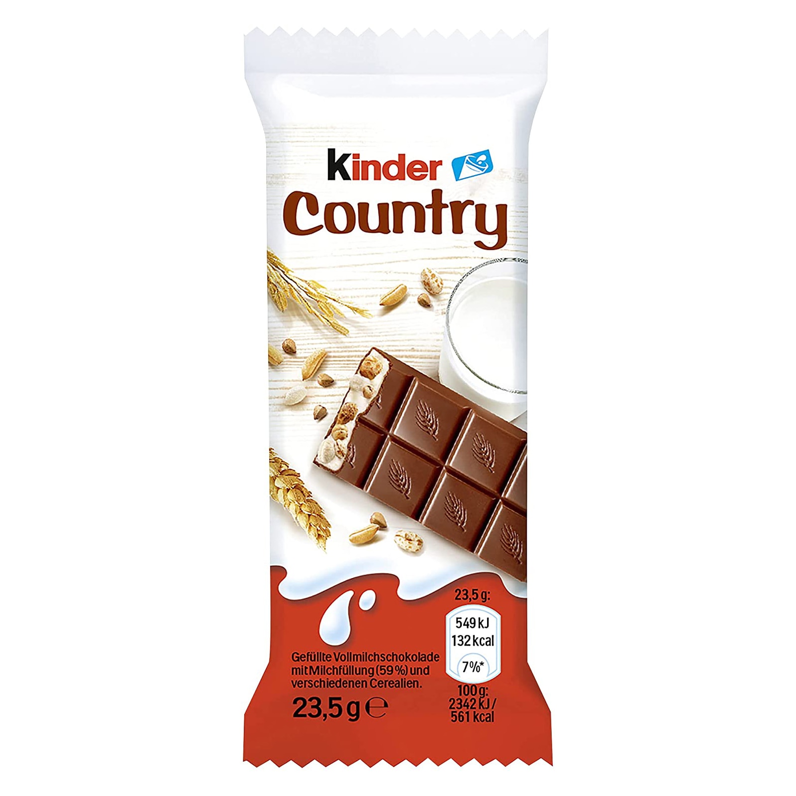Batoane Kinder Country, 2 la pachet, 23,5g - eMAG.ro