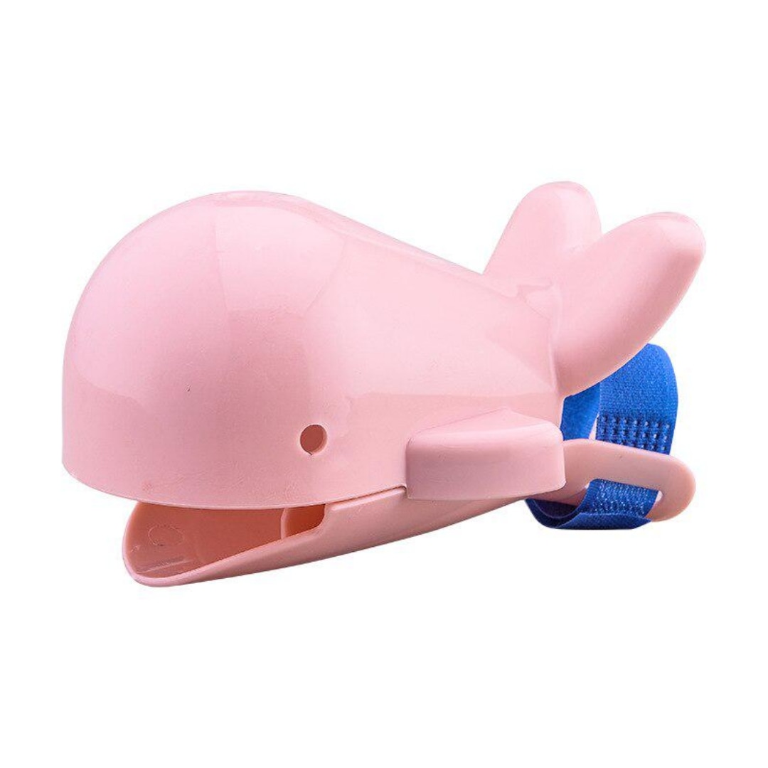 Prelungitor robinet apa copii sub forma de balena, MaffStuff®, roz ...