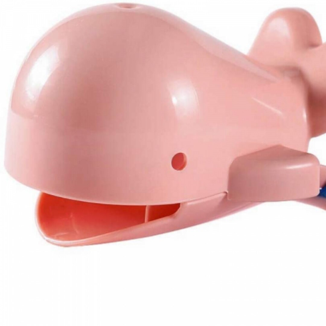Prelungitor robinet apa copii sub forma de balena, MaffStuff®, roz ...