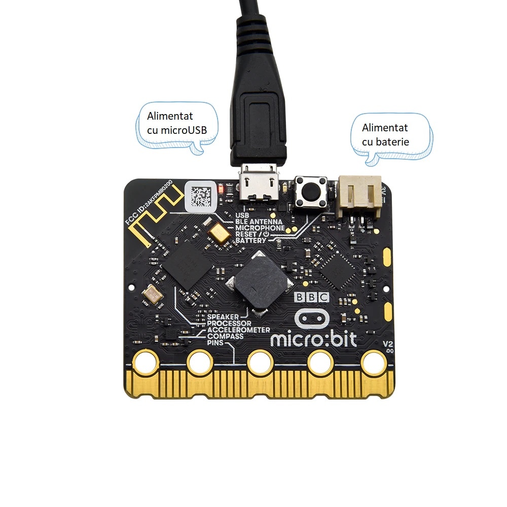 Kit start Masina inteligenta cu Microbit v2, KS0426 - eMAG.ro