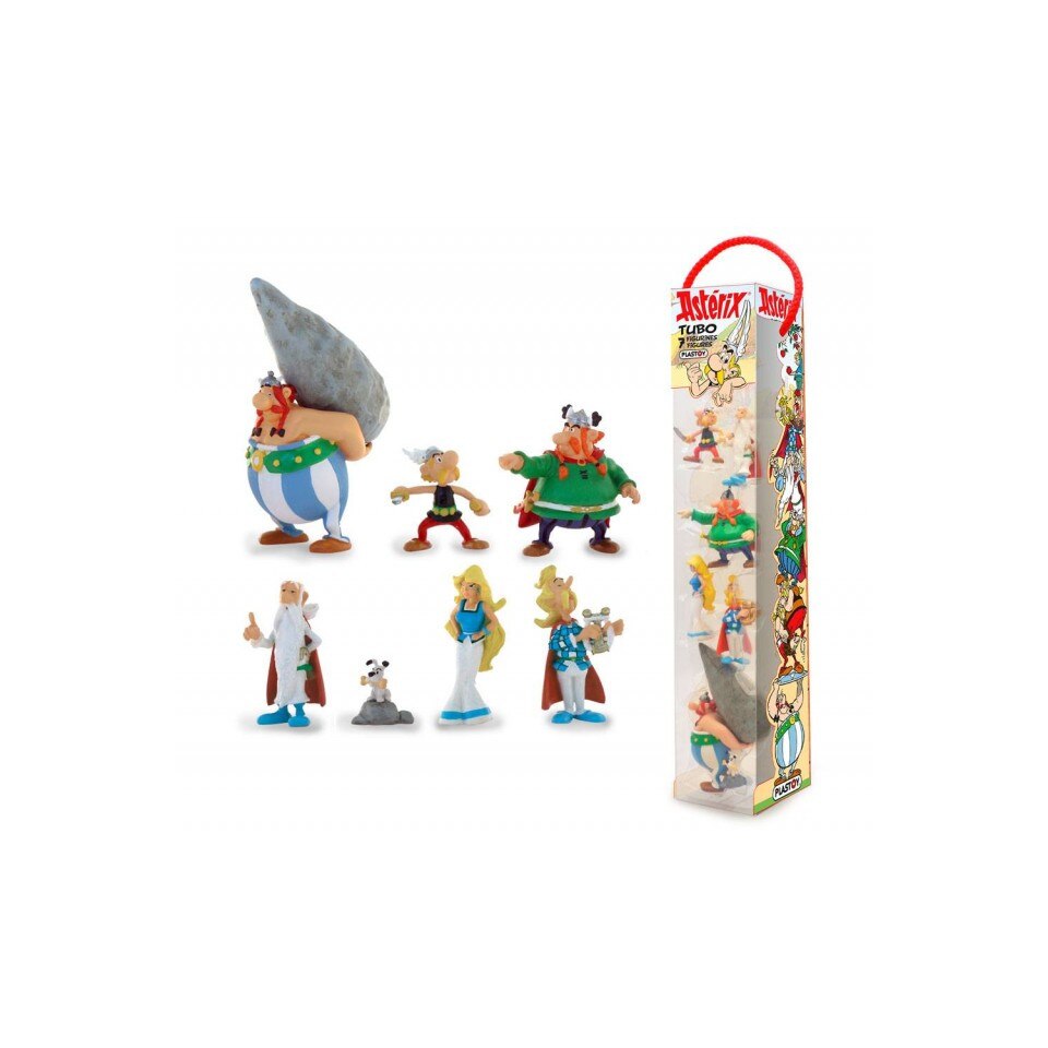 Set 7 figurine Asterix Mini, 10 cm, Multicolor - eMAG.ro