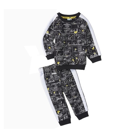 Trening Puma x Peanuts Jogger 589368-01, Baieti, Negru, 68 - eMAG.ro