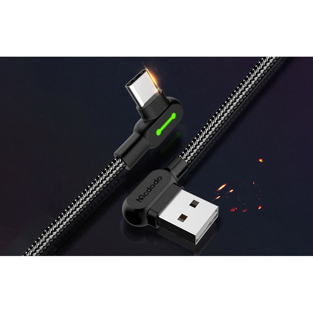 Cablu pentru incarcare si transfer date Mcdodo CA-5283 Unghi incarcare ...