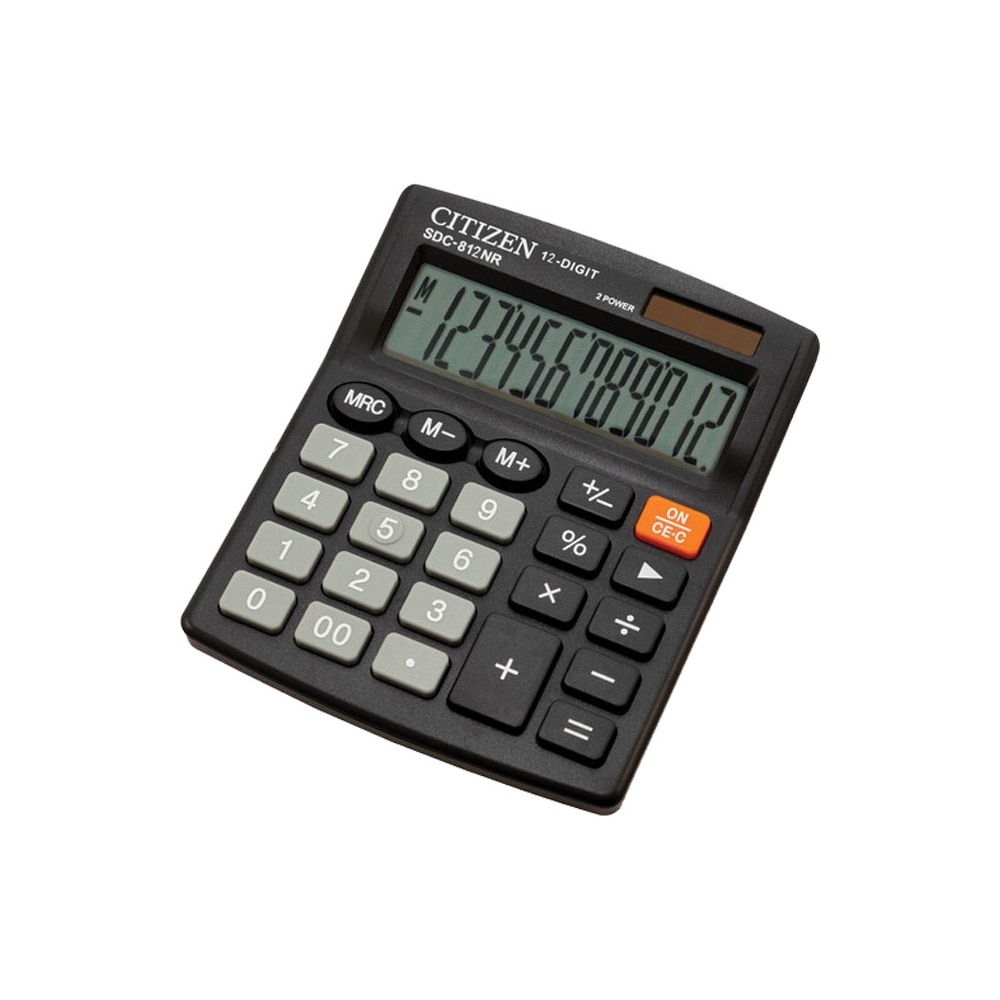 Calculator de birou, CITIZEN, Cu 12 cifre, Negru - eMAG.ro