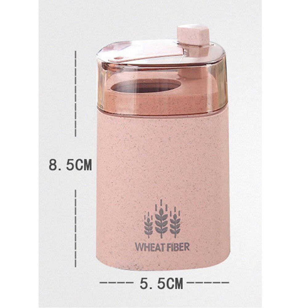 Dispenser automat pentru scobitori, Polipropilena/Fibre de grau, Roz ...