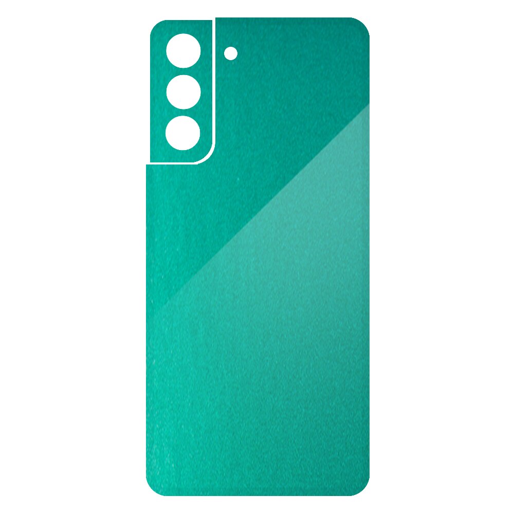 Folie skin SILKASE pentru Samsung S22 Plus, turcoaz metalic, protectie ...