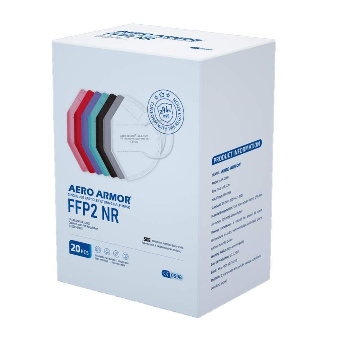 Masca de Protectie respiratorie FFP 2 Neagra CE0598 - eMAG.ro