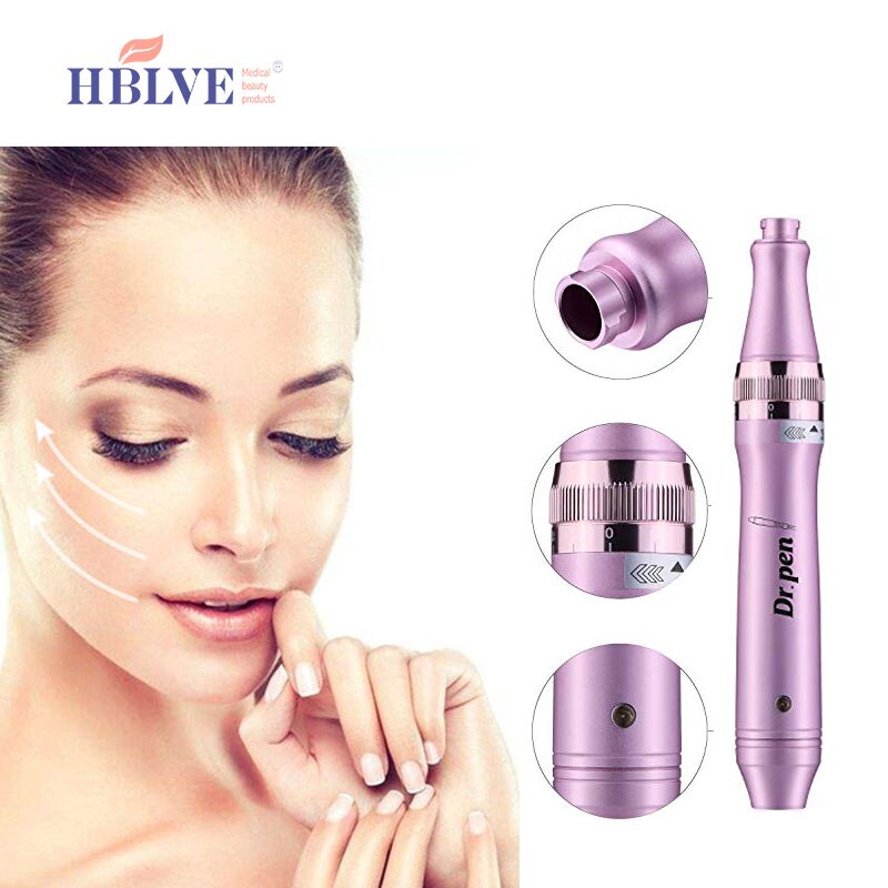 Aparat masaj facial dermapen, dr pen m7 pentru regenerarea pielii, 2 ...
