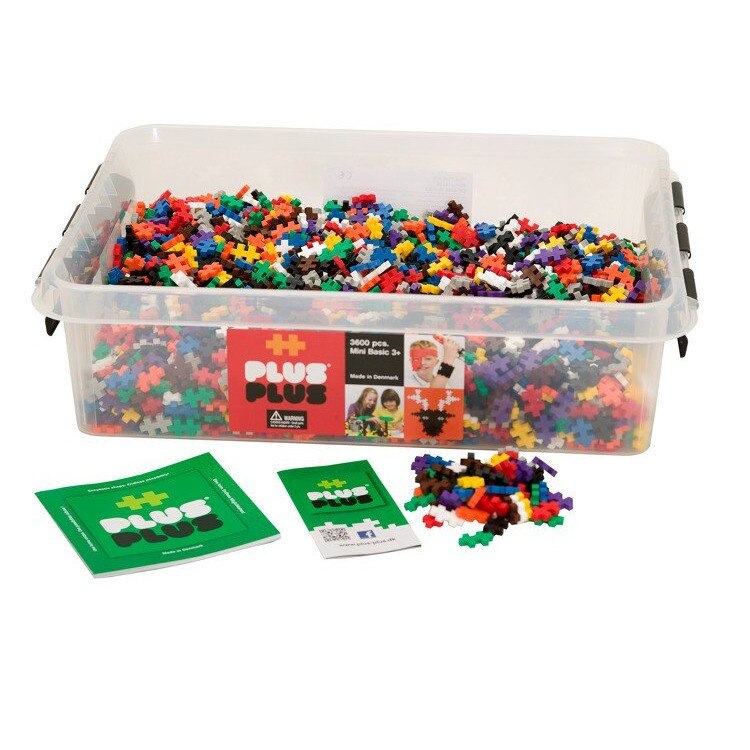 Конструктор Plus Plus, Mini Basic, 3600 бр - eMAG.bg