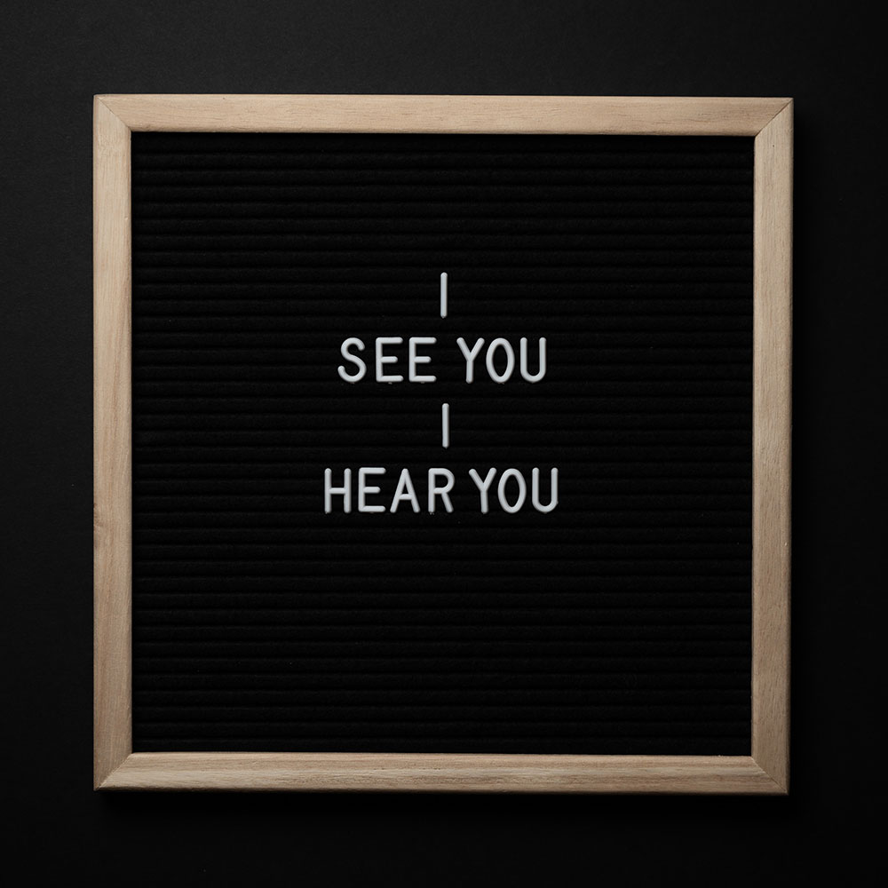 Autocolant Art Star pentru mobilier, I see you, I hear you, Mesaje ...
