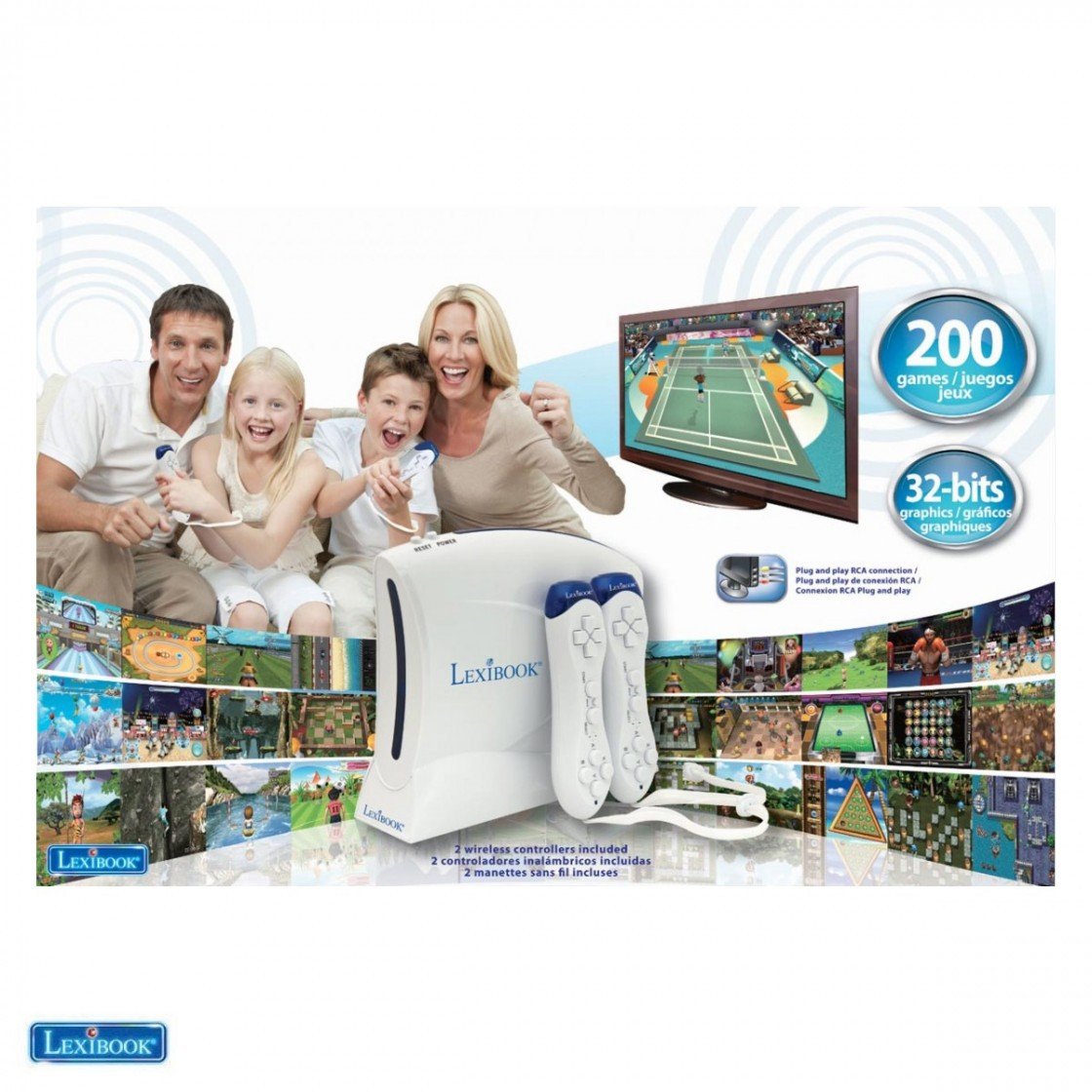 Consola Lexibook, Plug N' Play, 200 jocuri - eMAG.ro
