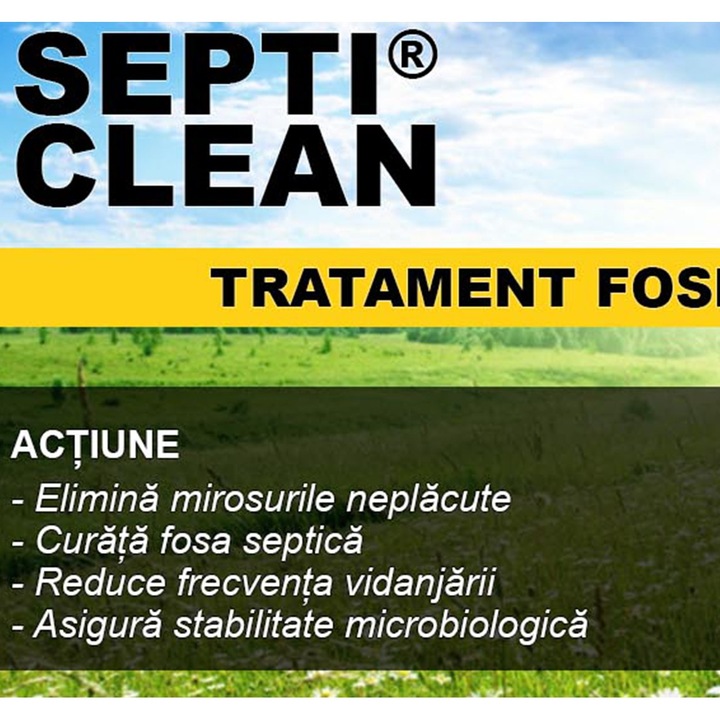 SEPTI CLEAN Bioactivator pentru fose septice (500 g) - eMAG.ro