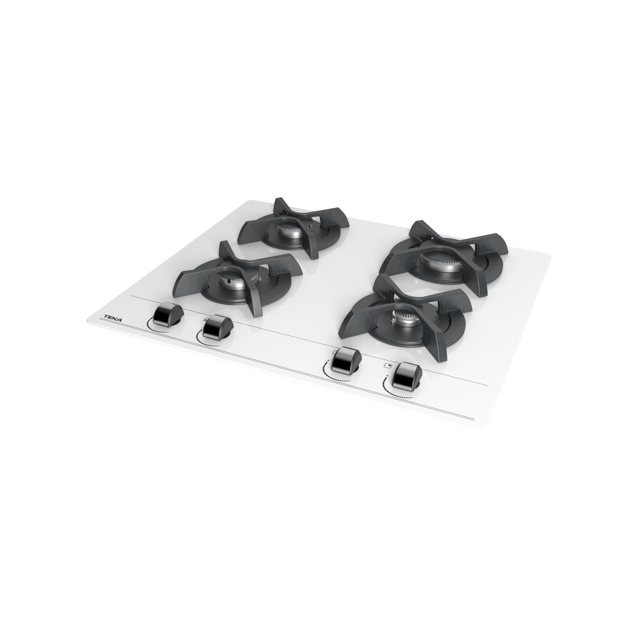 Plita incorporabila TEKA GBC 64000 KBC WH (E4), Gaz, 4 zone de ...