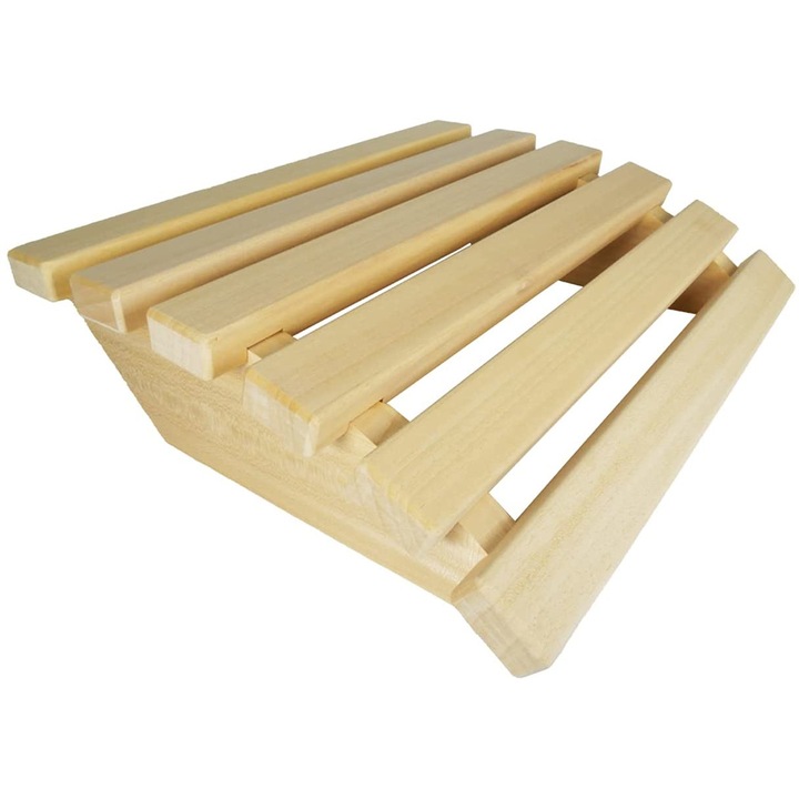 Tetiera pentru sauna, well2wellness, Lemn - eMAG.ro