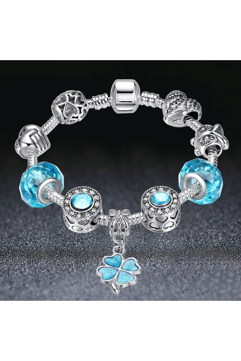 Bratara placata cu argint tip Pandora charms, KB90 - eMAG.ro