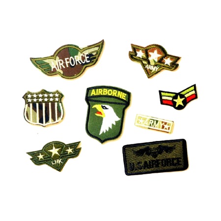 Set 8 petice textile American army military, Multicolor - eMAG.ro