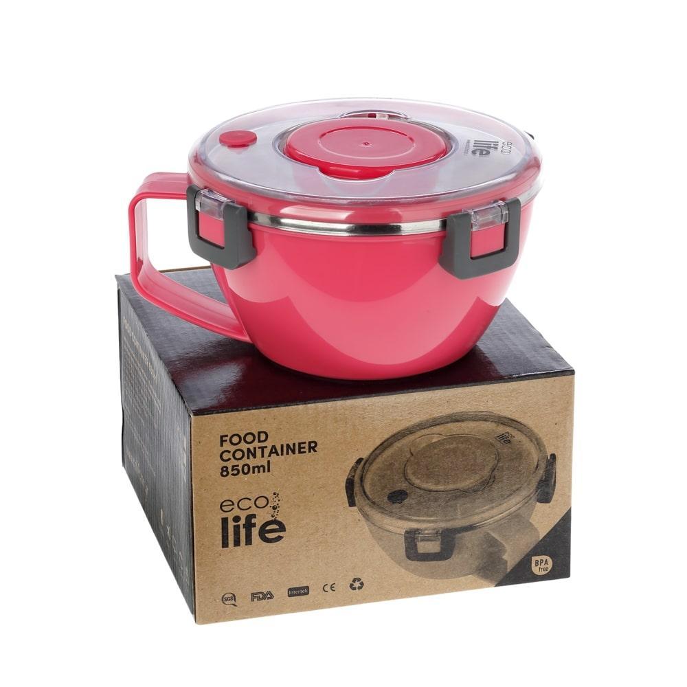 Castron Inox Cu Separator, 850 Ml, Ecolife, ROSU - eMAG.ro