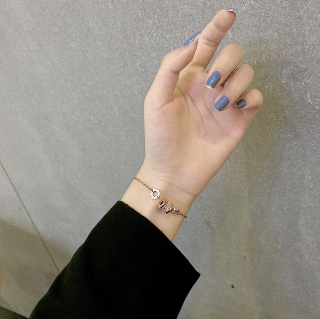 Bratara dama, YWD-FMM, Metal/Plastic, Model cercuri, Rose Gold - eMAG.ro