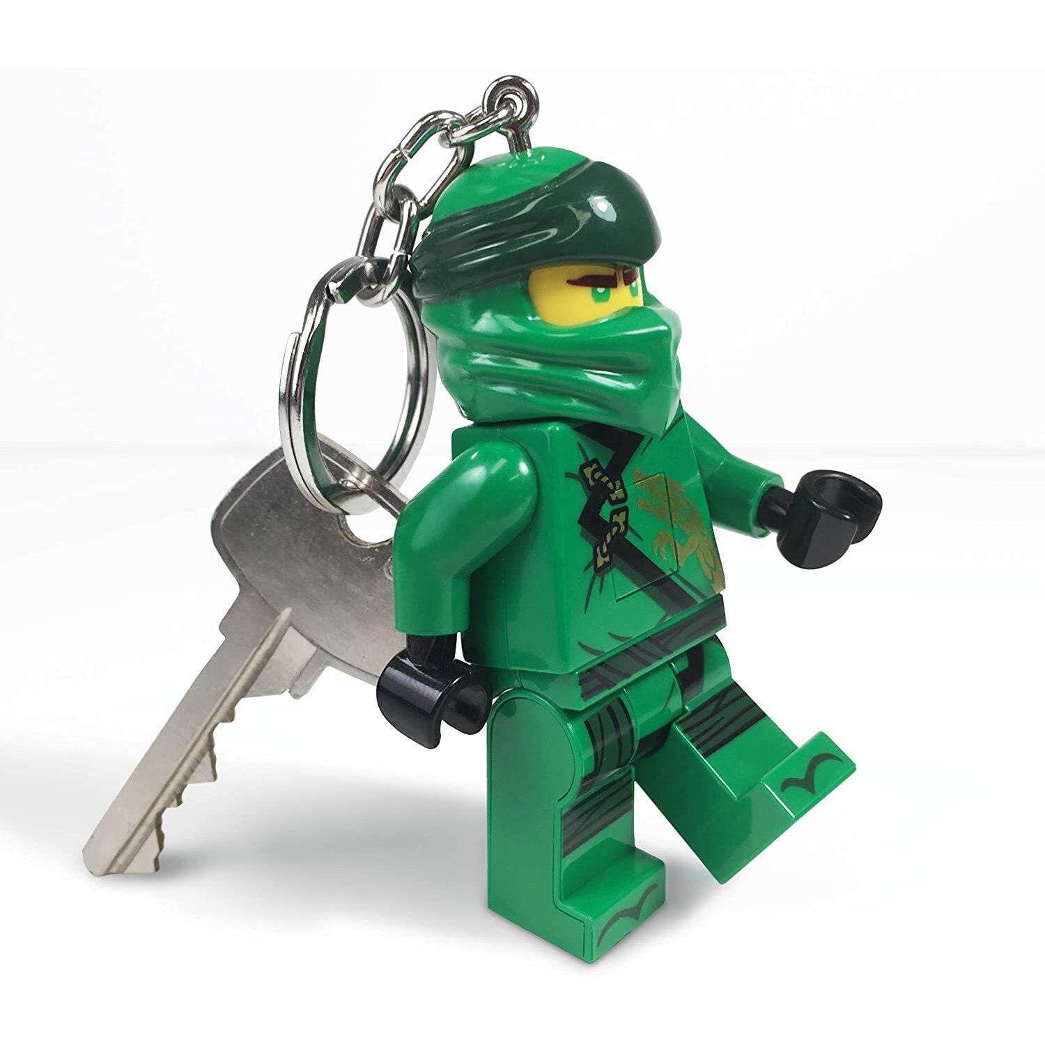 Breloc LEGO, Lloyd, Cu lanterna, Verde - eMAG.ro