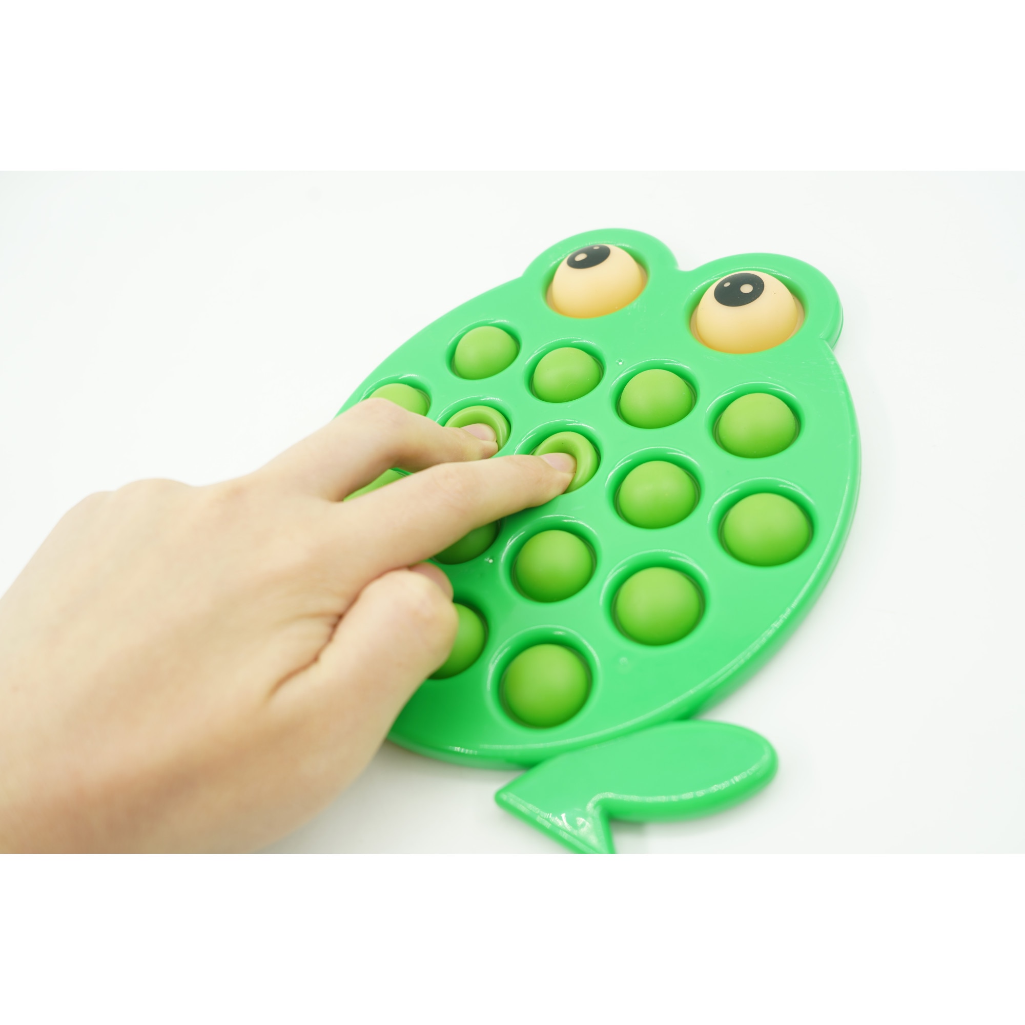 Jucarie senzoriala antistres, Simple Dimple, Broasca, Verde - eMAG.ro