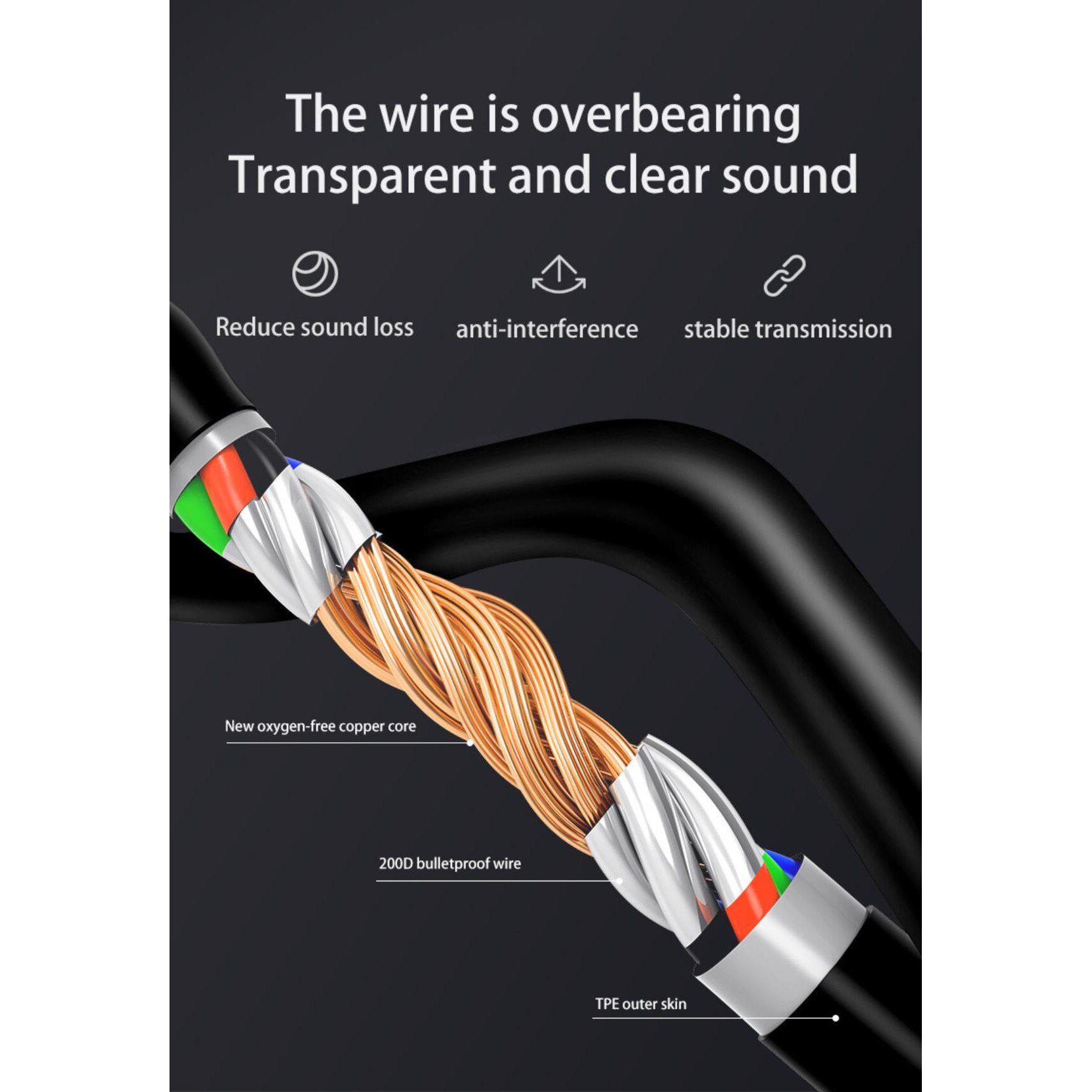 Casti In-Ear cu Fir FAC, Mufa Jack 3.5mm, Negru - eMAG.ro