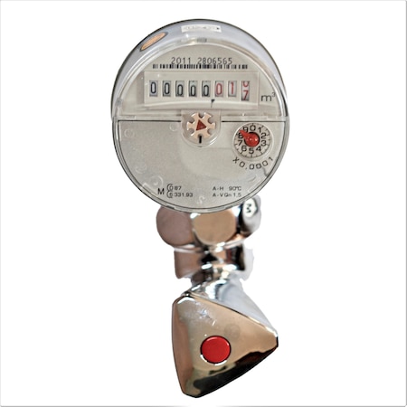 Apometru, contor apa rece, cu robinet montare rapida, 1/2", R40, DN15 ...