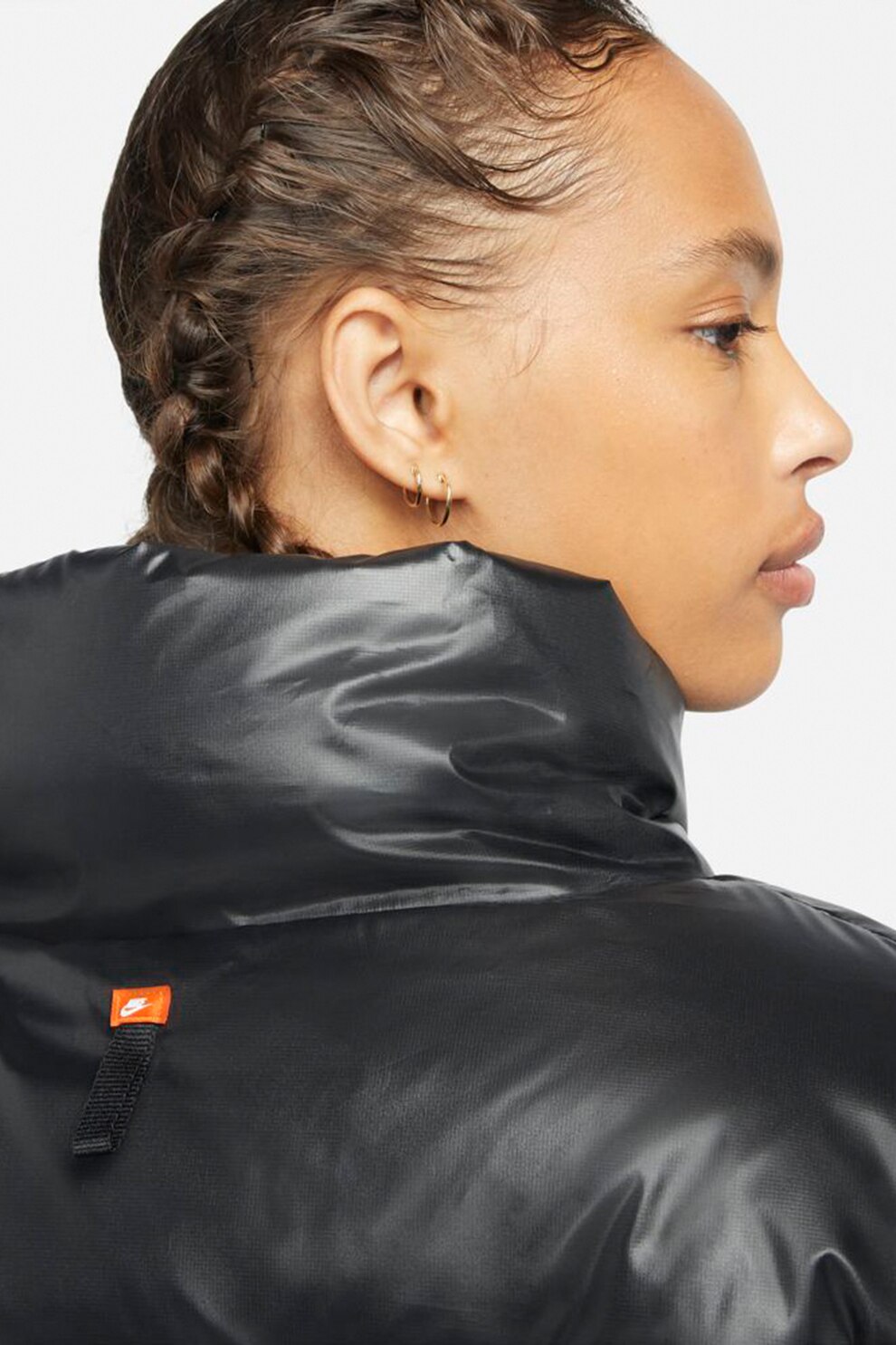 Nike, Geaca cu umplutura de puf Therma-FIT, Negru stins, L - eMAG.ro