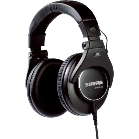 Casti Shure SRH840 SRH840-BK-EFS, Cu fir, 370g, 102 dB, Negru - eMAG.ro