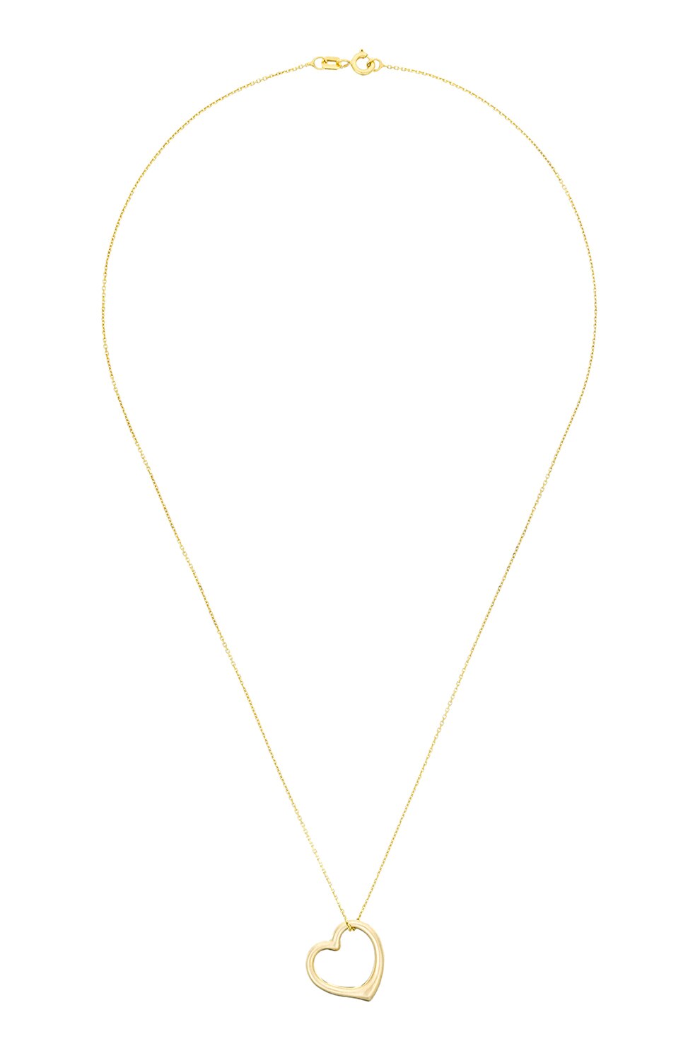 L'Instant D'or, Colier de aur de 9K cu pandantiv inima, Auriu - eMAG.ro