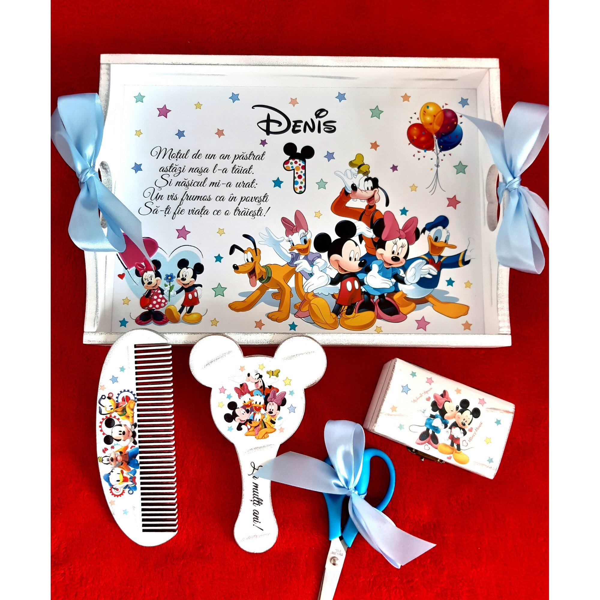 Set pentru taierea motului Disney, fetita/baiat, 6 piese - eMAG.ro