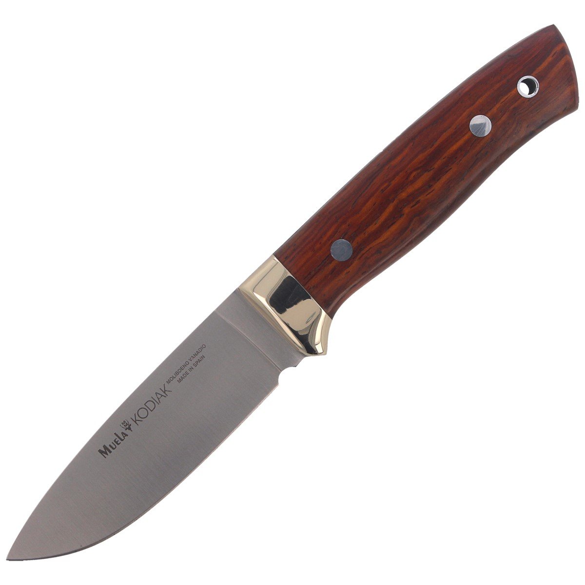 Cutit Muela KODIAK-10CO Full Tang Cocobolo Wood, Otel inoxidabil, 10 cm ...
