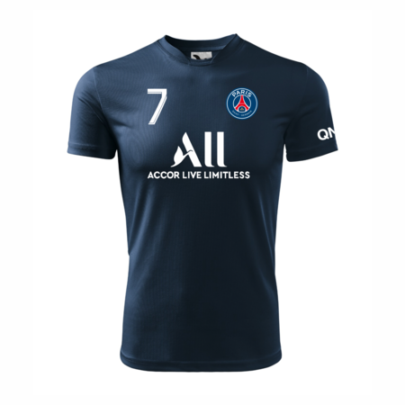 Tricou MBAPPE, PSG, albastru marin, masura L - eMAG.ro
