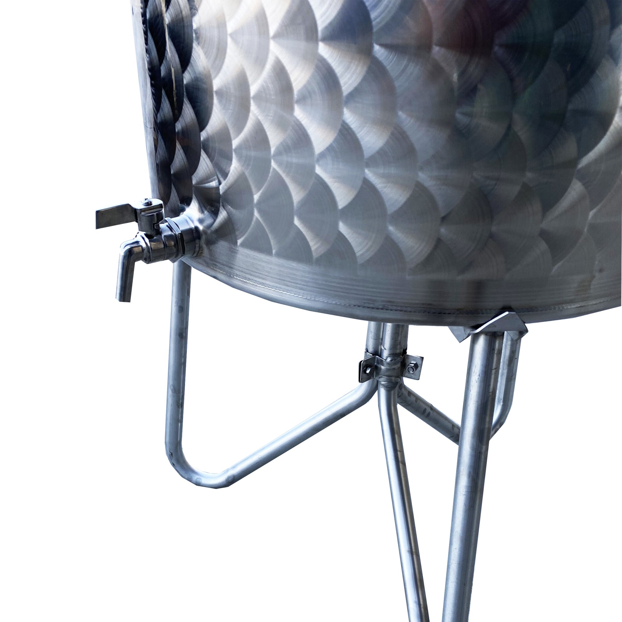 Cisterna inox cu suport, 150L, capac flotant cu garnitura, pompa cu ...