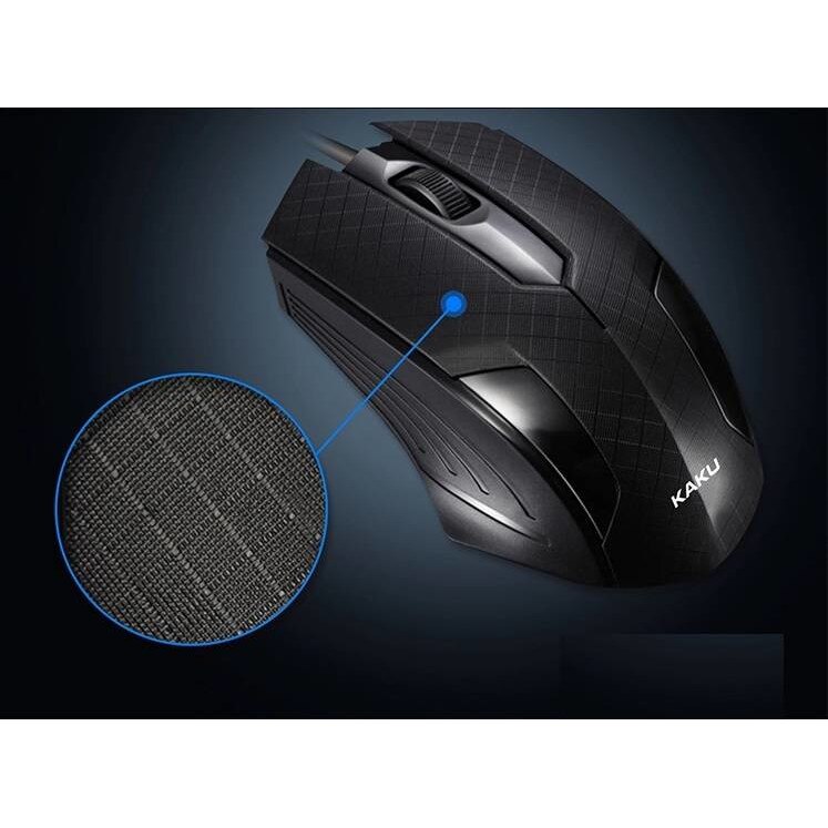 Mouse Optic cu Fir, KAKU Langsi (KSC-357) Negru - eMAG.ro