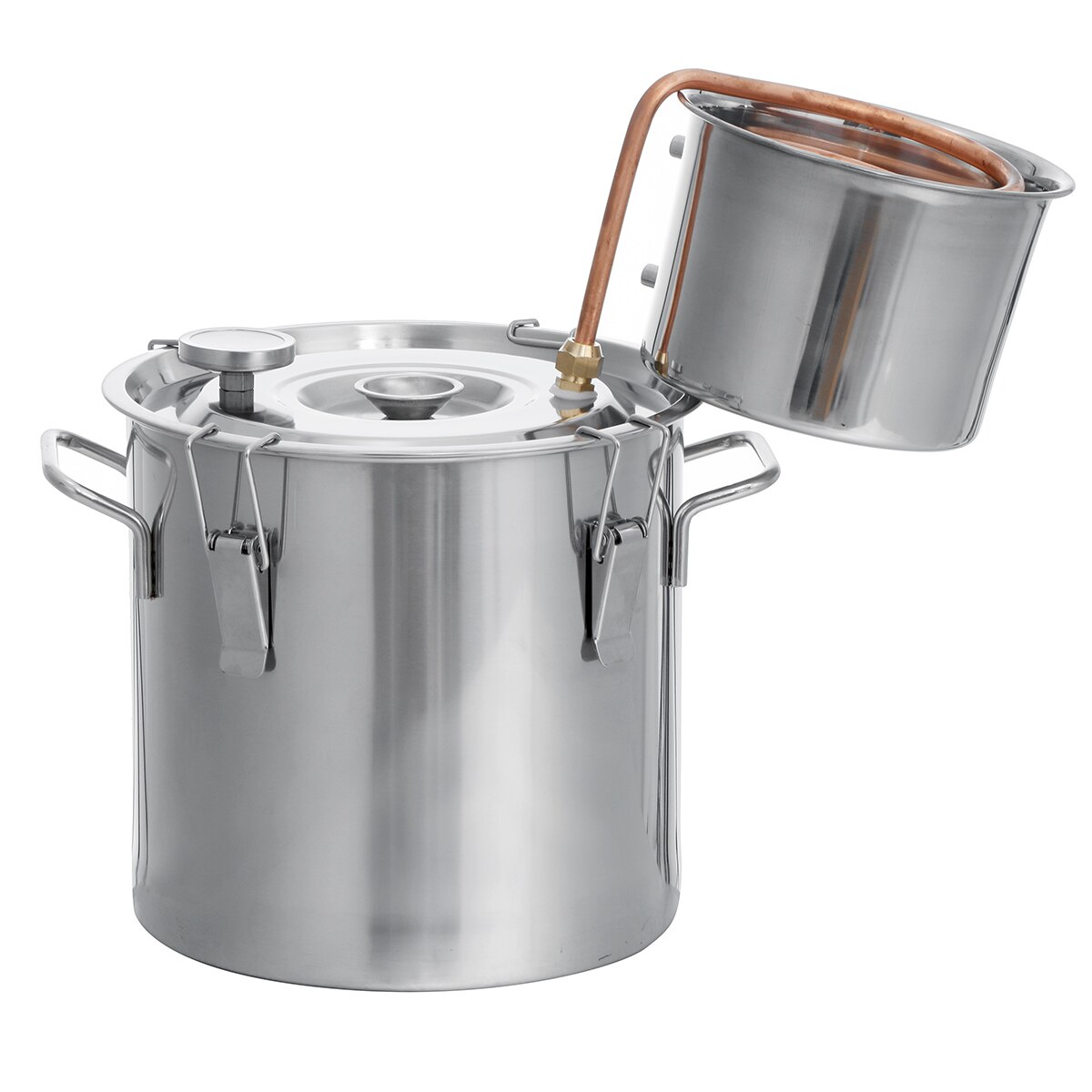 Distilator de alcool, Insma, 10 l, Cupru inox, 25x19cm, Gri - eMAG.ro