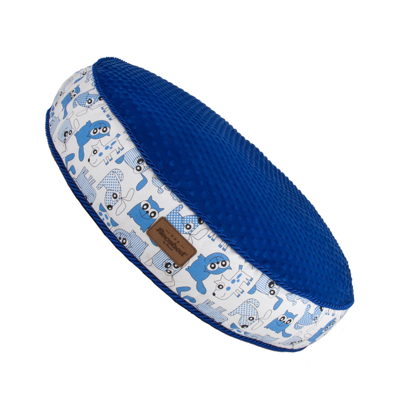 Perna pentru caini si pisici Azowian, Recobed, S, 40 cm, Alb/Albastru ...