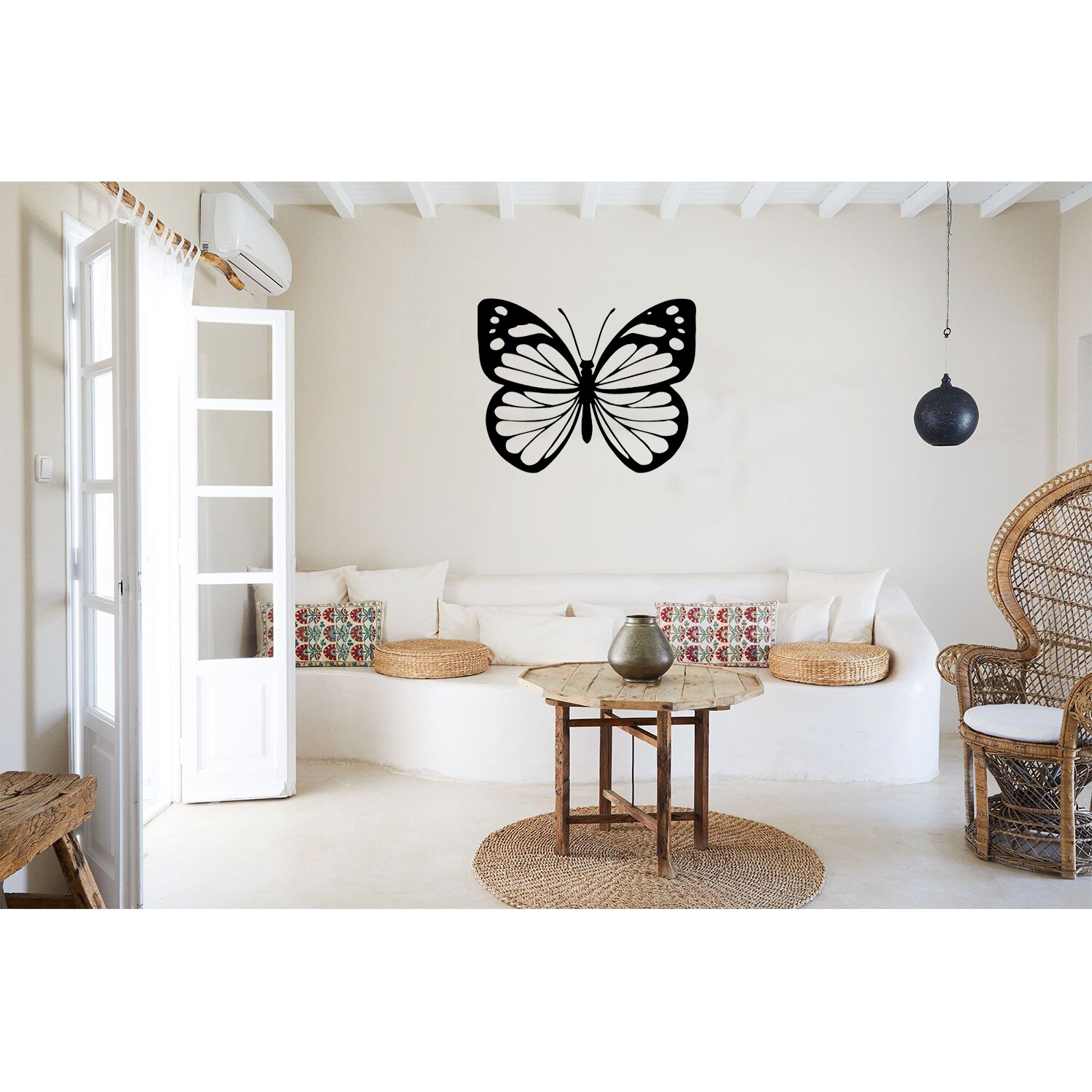 Decor perete Fluture HH759 din lemn 26x20 cm - eMAG.ro